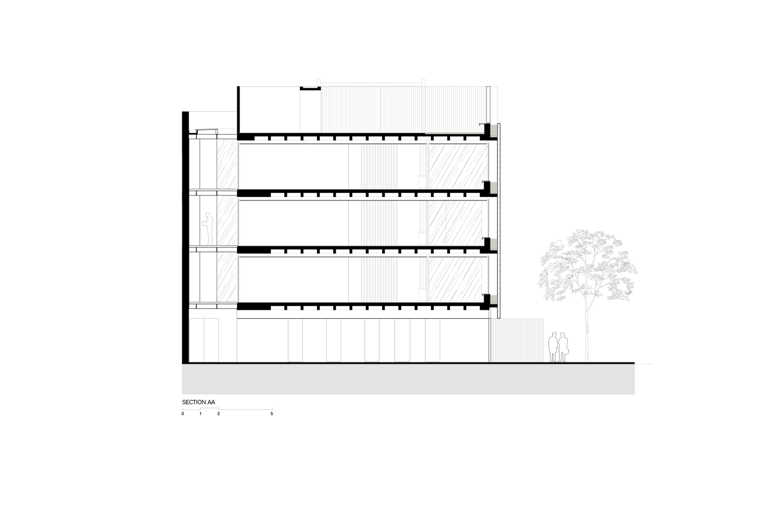 06_-_ANÍBAL_BUILDING_-_SECTION_AA - Modern Design