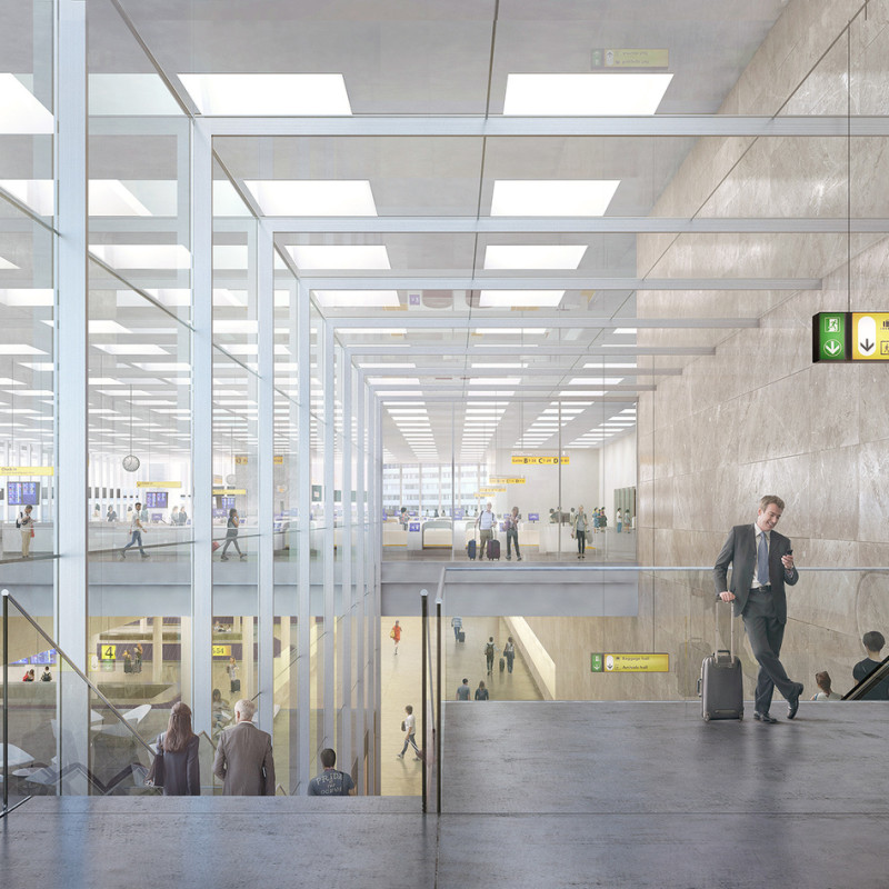 Amsterdam Airport Schiphol Terminal | KAAN Architecten