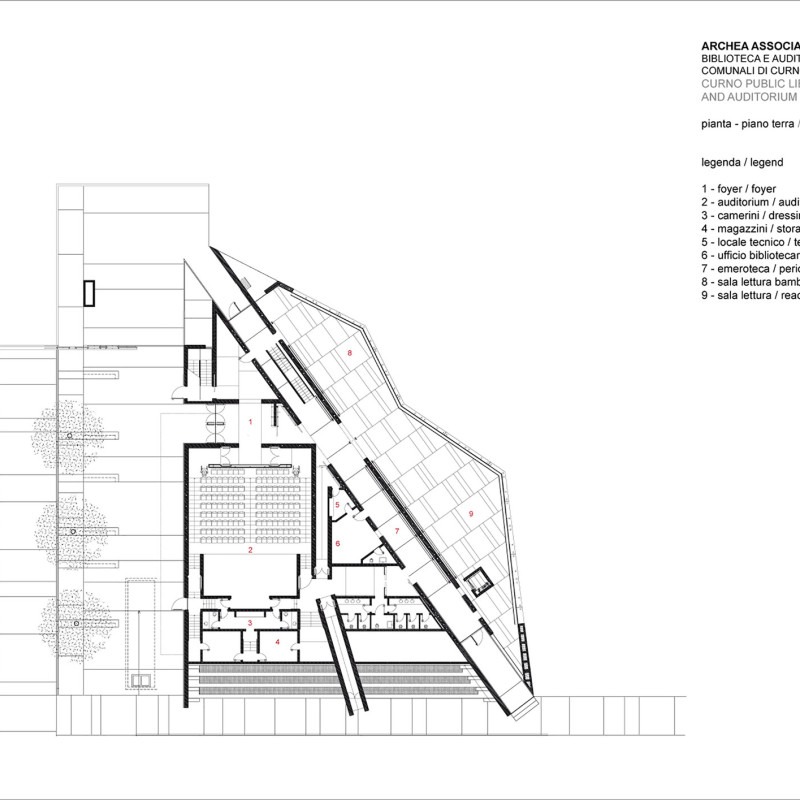 Curno Public Library and Auditorium | Archea Associati